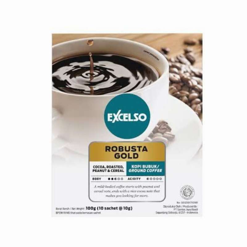 Jual excelso robusta gold 10 sachet + 10 gram di Seller Food Shop ...