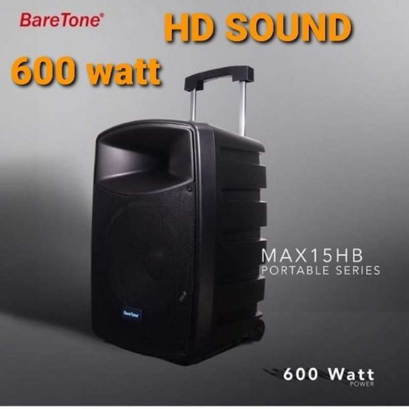 Jual Portable /Speaker Wireless Baretone Max 15 Hb Max 15 Hb (15Inch ...
