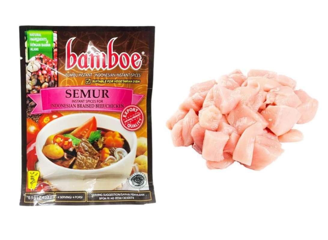 Promo Bamboe Semur Ayam Cube 500 Gram Diskon 1% Di Seller Haz Fruits ...