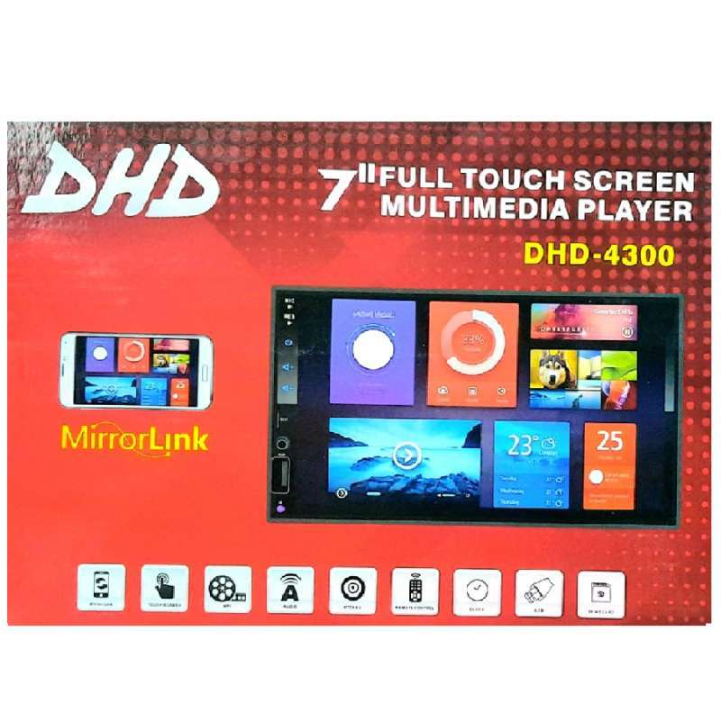 Jual Head Unit Mobil DHD 4300 Double Din MP5 Layar Sentuh HD 7 inch USB ...