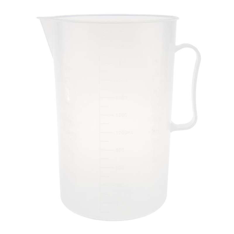 Jual 2000ml Transparent Plastic Graduated Measuring Jug Cup Kitchen Lab ...