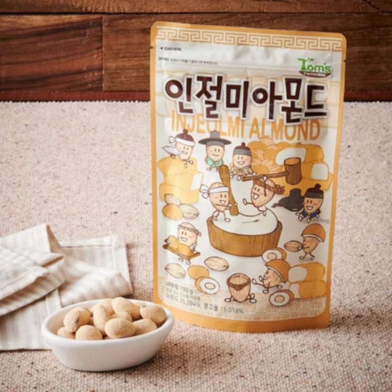 Jual Hbaf (tom's) Injeolmi Almond 190gr Di Seller Kaifa Food Store - Cakung Timur, Kota Jakarta ...