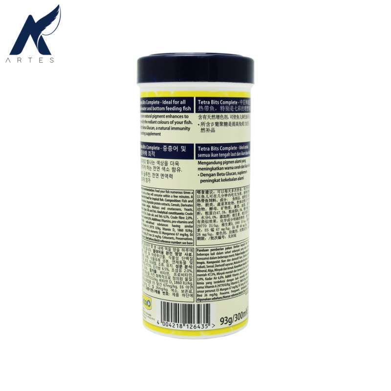 Jual Tetra Bits Complete Pakan-makanan-pelet-pellet Ikan Hias Tropis ...