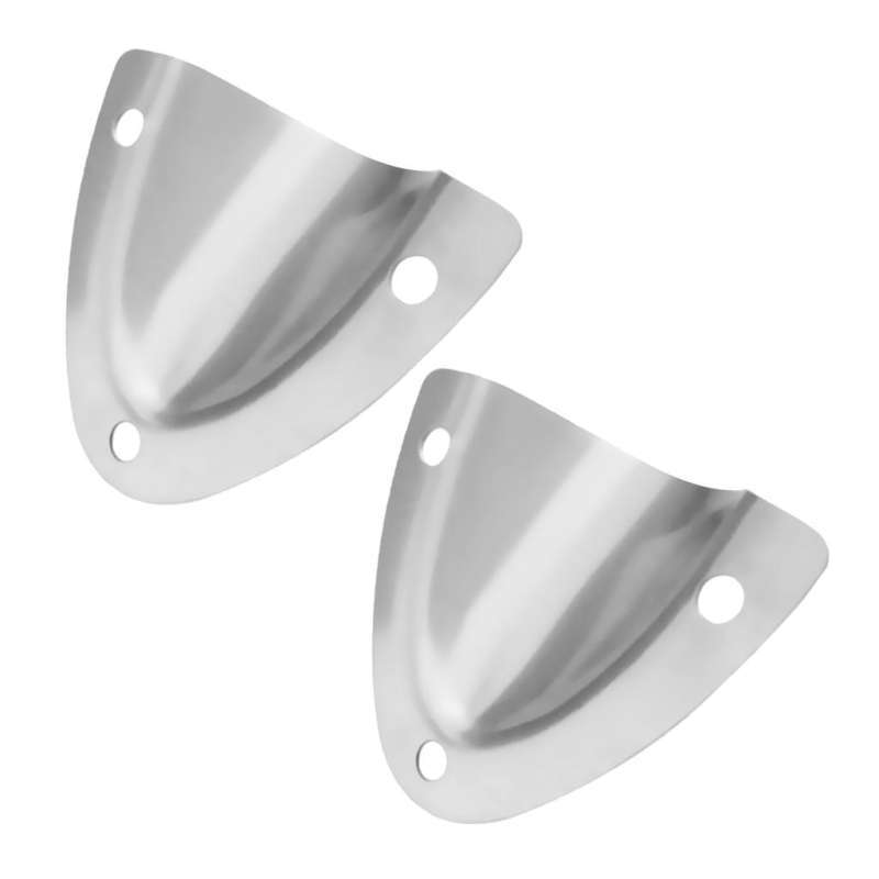 Jual 2pcs Stainless Steel Clam Shell Wire Cable Vent Cover Marine ...