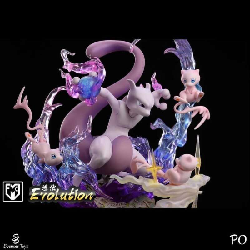 Jual Dp Po Resin Statue Mew Mewtwo Evolution By Mfc (pre-order ...