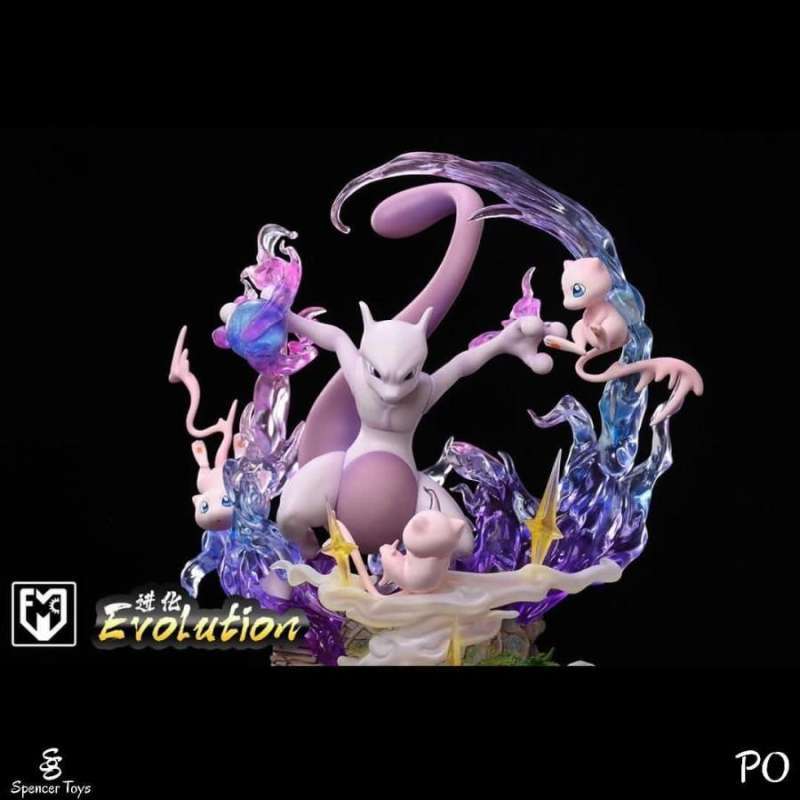 Jual Dp Po Resin Statue Mew Mewtwo Evolution By Mfc (pre-order ...