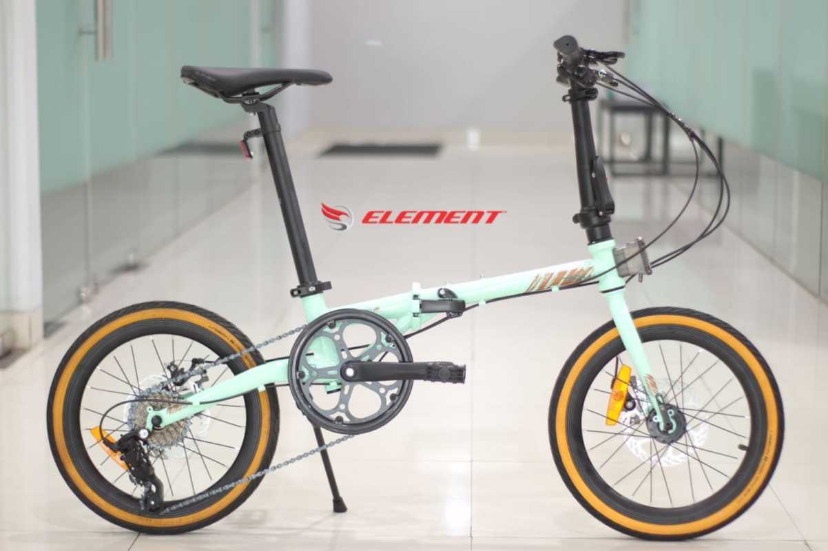 Jual Sepeda Lipat Element Troy X 8 Speed 16 Inch New 2022 Garansi ...