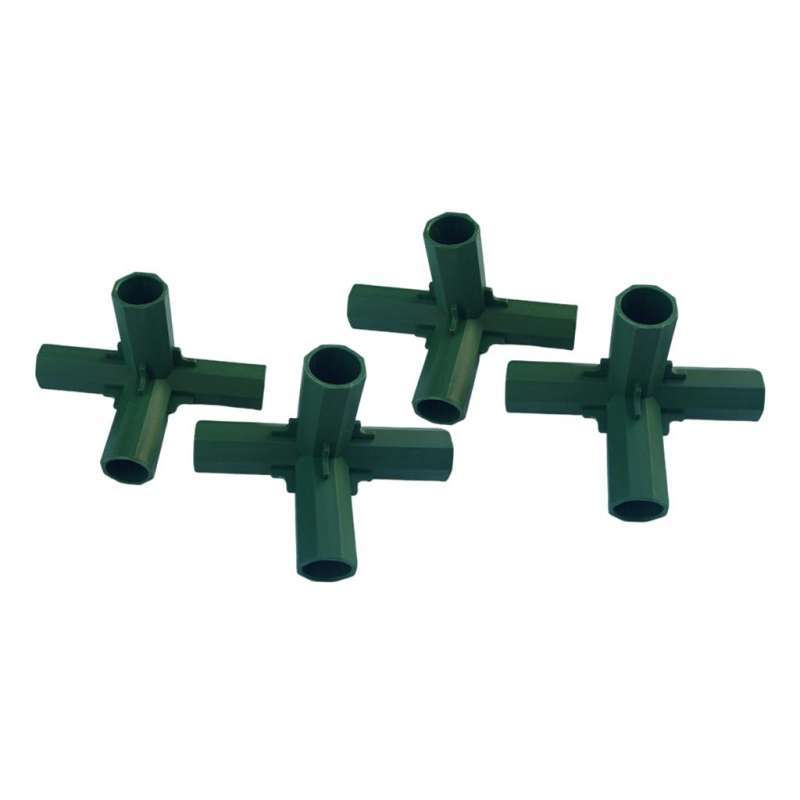 Jual 4 X Green Greenhouse Pipe Fittings Pvc Building Fittings Frame ...