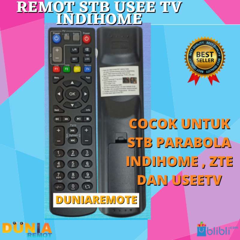 Promo REMOT / REMOTE RECEIVER STB USEE TV INDIHOME SPEEDY TV ZTE ZXV10 ...