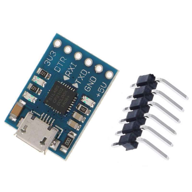 Jual CP2102 Micro USB 2.0 to TTL Module UART 6 PIN Serial Converter ...
