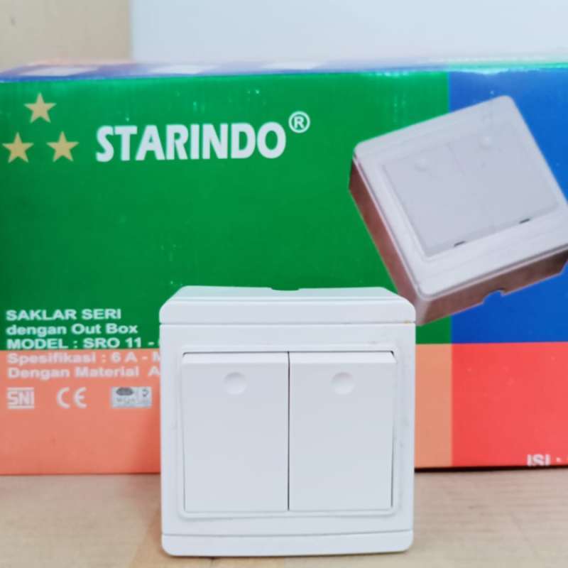 Jual Saklar Engkel Double Steker Saklar 2 Gang Saklar Lampu Saklar ...