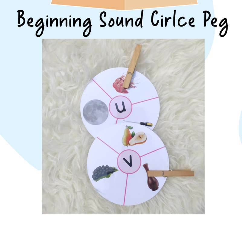 Jual Beginning Sound Circle Peg - Belajar Fonik Montessori Di Seller ...