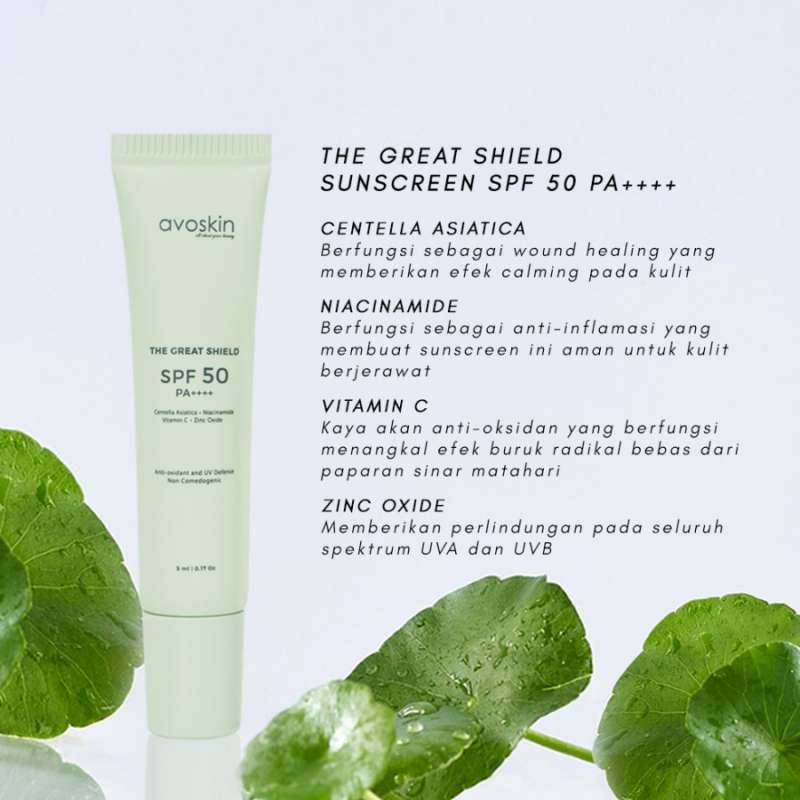 Jual AVOSKIN The Great Shield SPF 50 PA++++ 30ml di Seller UMAYAH STORE ...