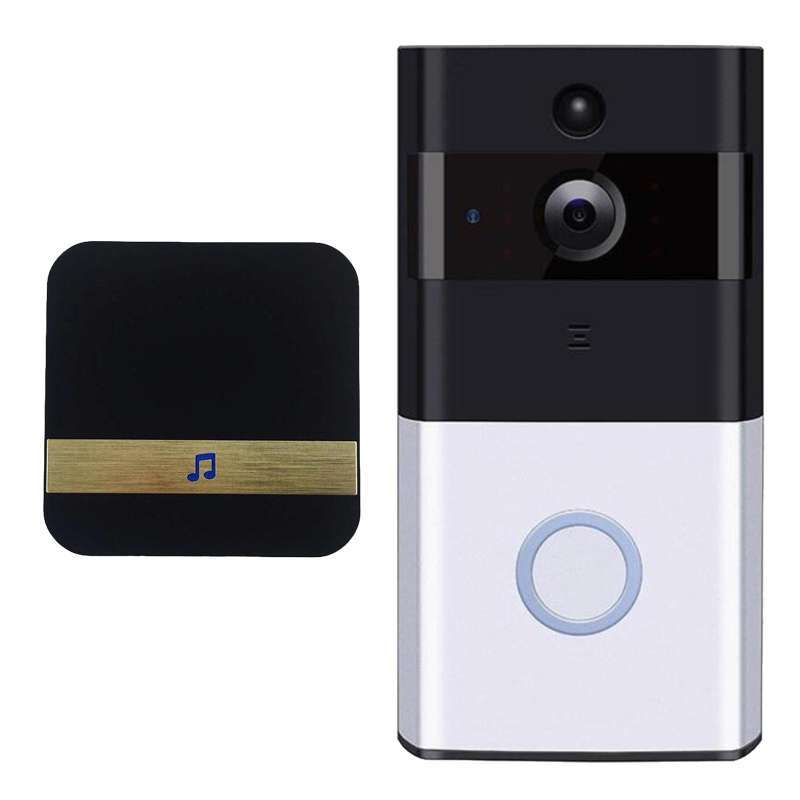 Jual Home Wireless WiFi Video Doorbell Smart Door Ring Push Button ...