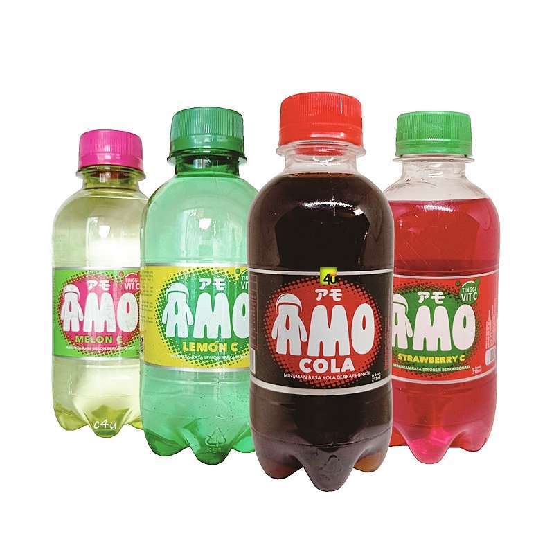 Promo AMO - Minuman Berkarbonasi Rasa Buah dengan Vitamin C - 215ml PET ...