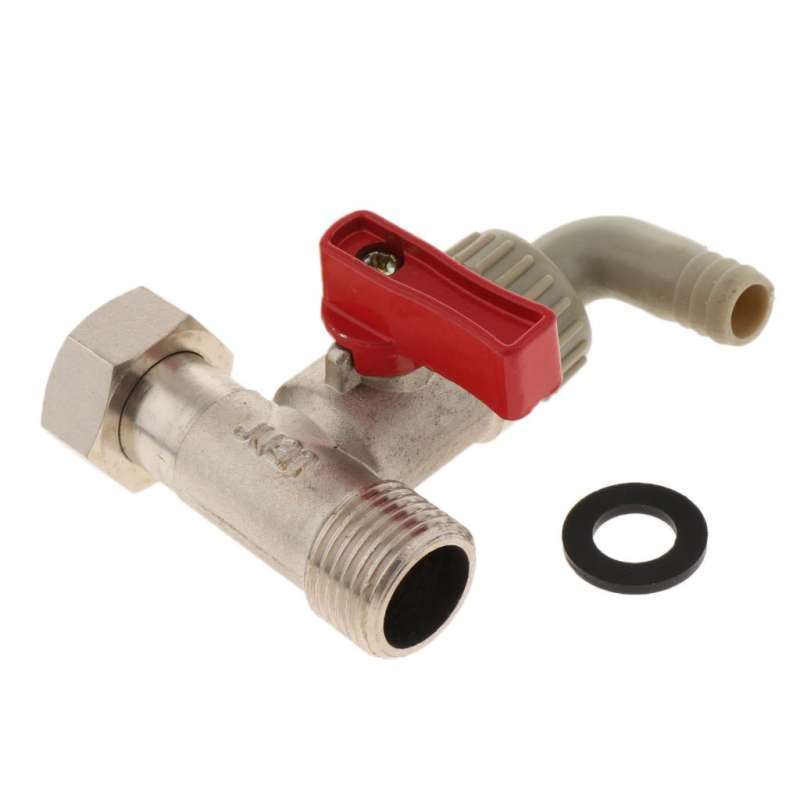 Jual 20mm Dump Valve RV Drain Sewer Waste Valve Assembly Red di Seller ...