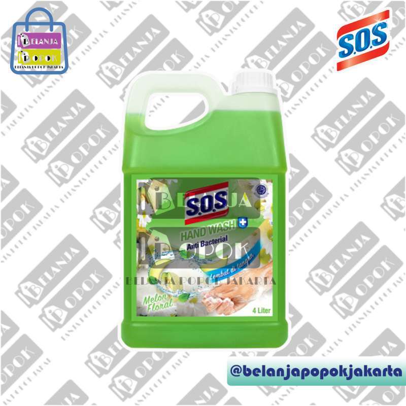 Jual Sos Sabun Cuci Tangan Hand Soap Wash S.o.s Anti Bacteria Orange ...