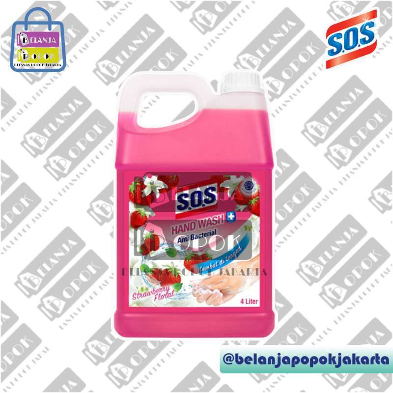 Jual Sos Sabun Cuci Tangan Hand Soap Wash S.o.s Anti Bacteria Orange ...