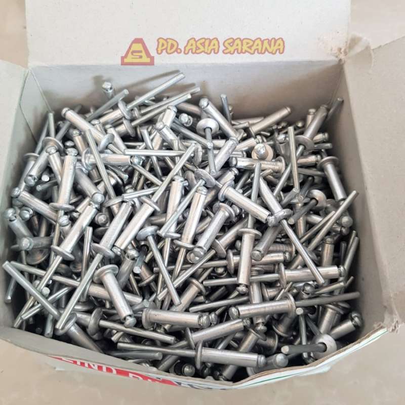 Jual [1 Box] Paku Rivet 4.8mm [675] / Paku Ripet Lipet Rifets 1 Dus Di ...
