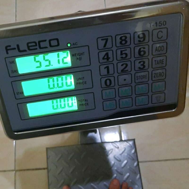 Jual Timbangan Besar Digital 150 Kg / Timbangan Industri Pabrik ...