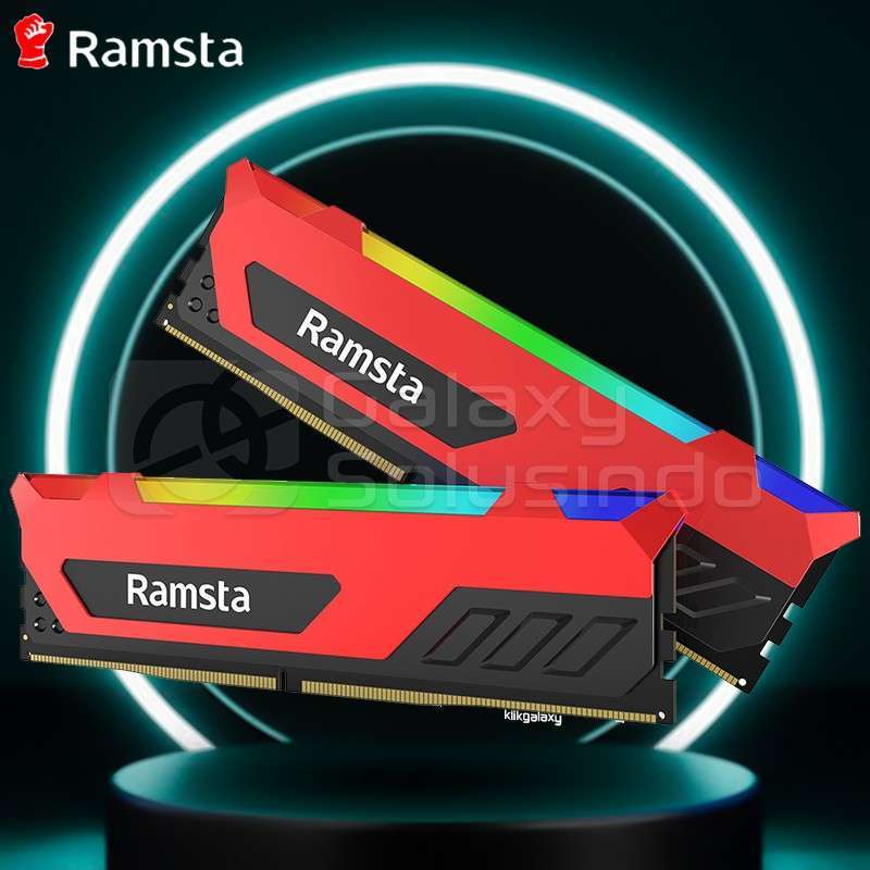 Jual Ramsta Tough Warrior RGB 2x8GB 16GB Dual Kit DDR4 3200Mhz Memory ...