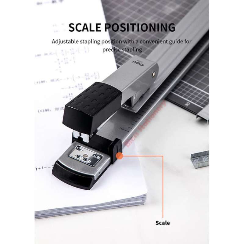 Jual Deli Stapler Jilid Buku Long Reach Metal Staples Jilid Tengah Di ...