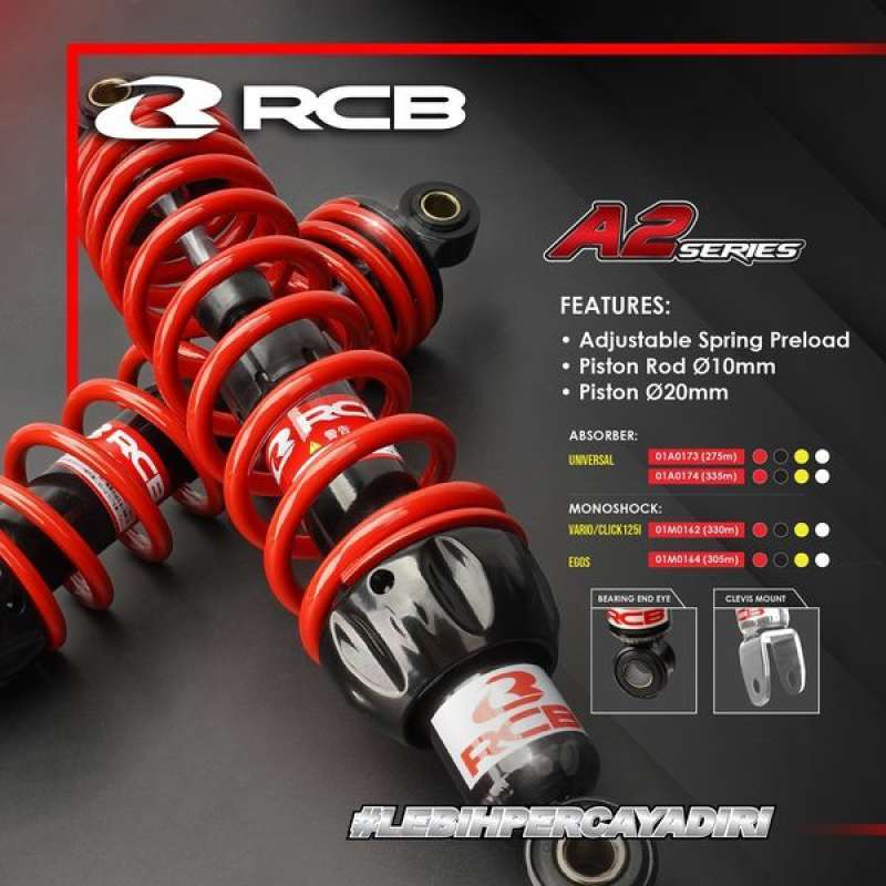 Promo Shockbreaker RCB A2 Series Yamaha Mio Honda Beat - Racing Boy ...