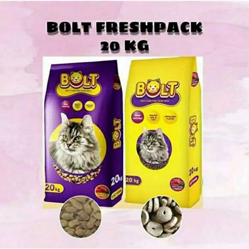 Jual Bolt Cat Tuna Adult Makanan Kucing Kemasan 20KG di Seller CHERRY ...