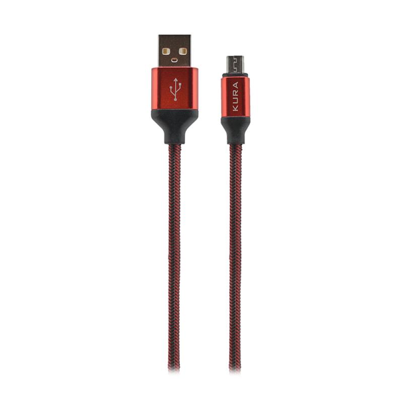 Jual KURA Indonesia Braided Micro USB Kabel Data - Merah di Seller KURA ...