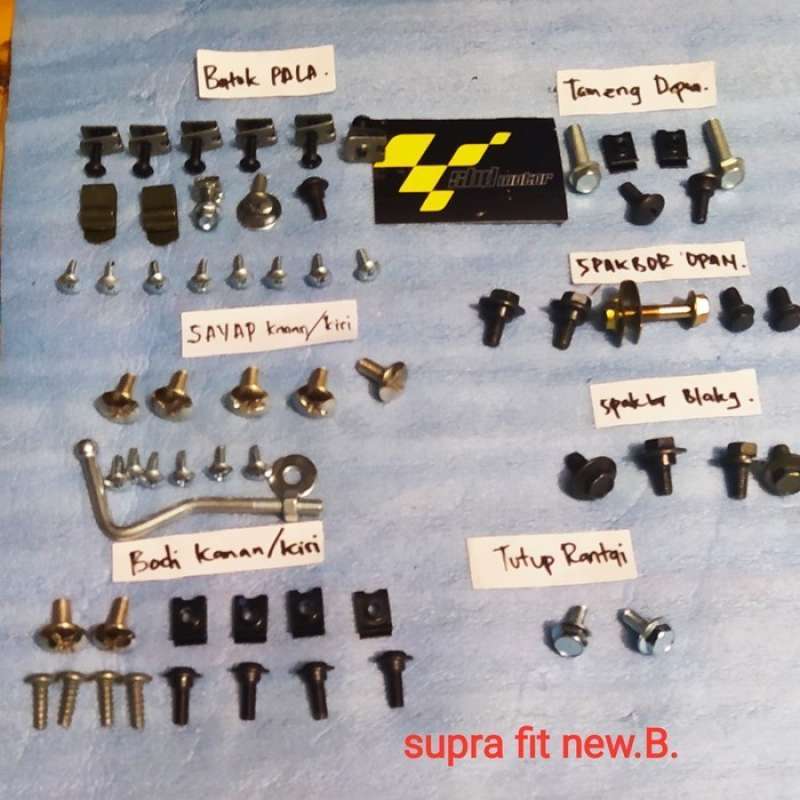 Jual baut lengkap full body supra fit new type b di Seller Baut pass ...