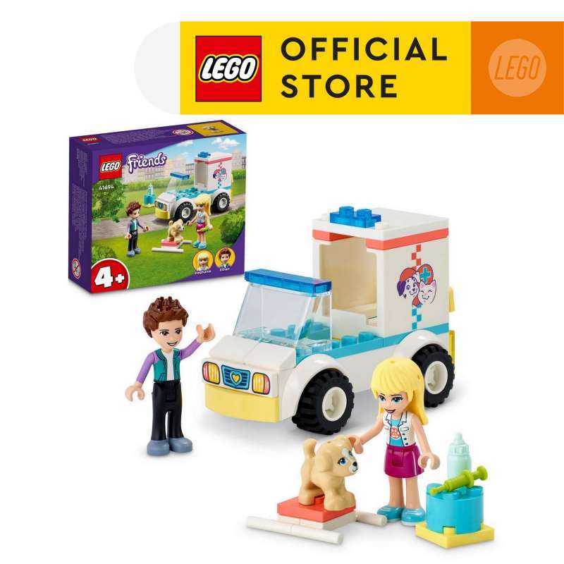 Jual Lego® Friends 41694 Pet Clinic Ambulance Building Kit (54 Pieces ...