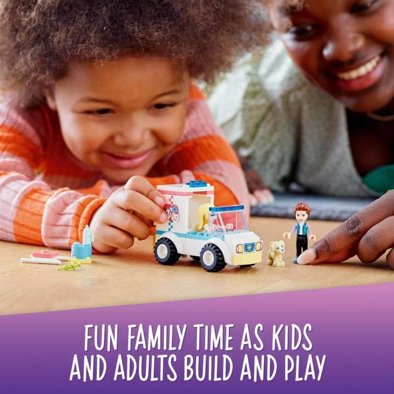 Jual Lego® Friends 41694 Pet Clinic Ambulance Building Kit (54 Pieces ...