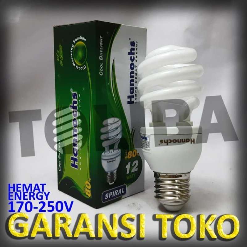 Jual Hannoch 12 Watt Spiral Original Murah - Harga Diskon Juni 2024 ...