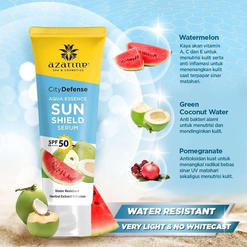 Promo Azarine Hydrasoothe Sunscreen Gel SPF45 PA++++ Azarine Sun Screen ...