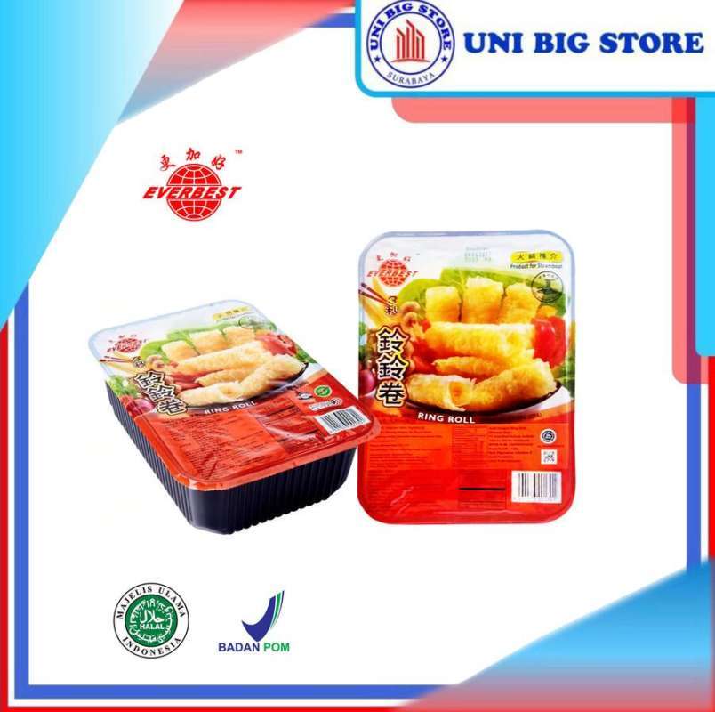 Jual Everbest Ring Roll Kulit Kembang Tahu Gegulung Kacang Soya 168 g ...