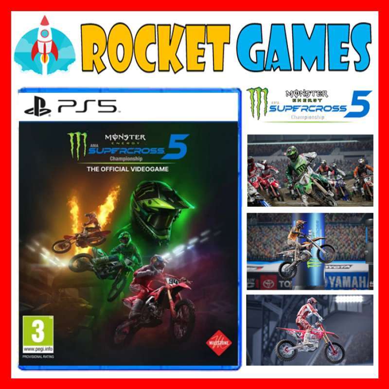 Promo Rocket Games - PS5 Monster Energy Supercross 5 Championship The ...