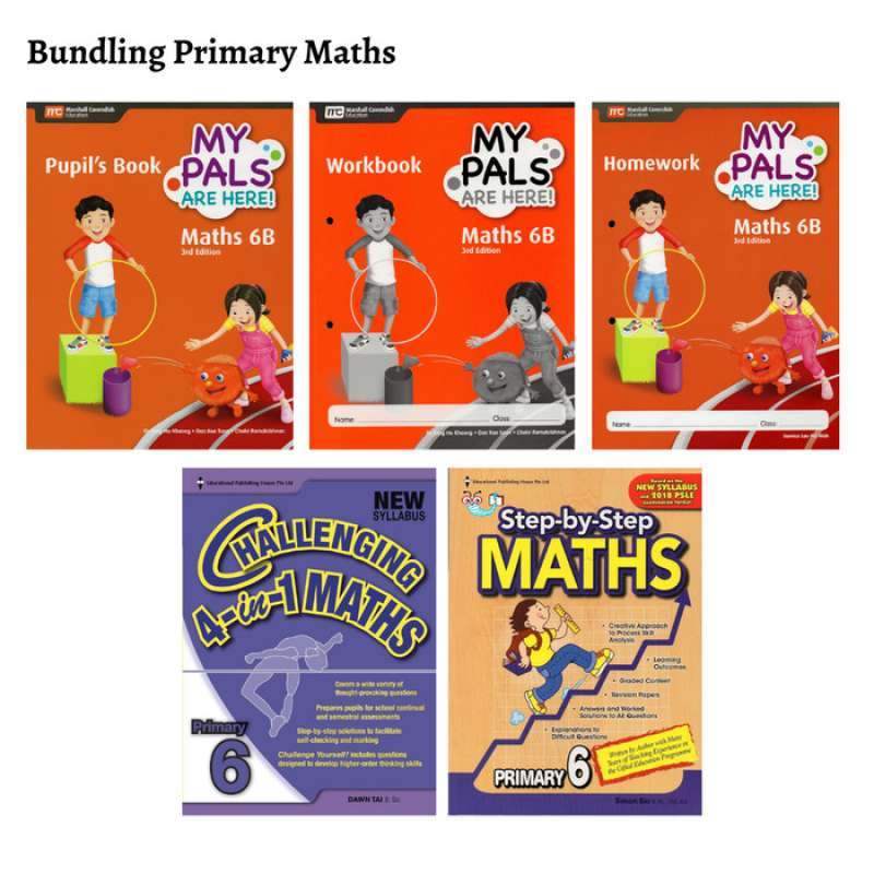 Promo Original Bundling Primary Maths P6B Buku School Book Import ...