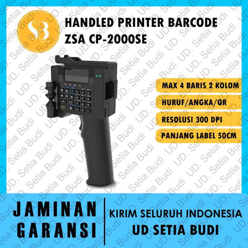 Jual Handled Printer ZSA CP 2000SE Pencetak tanggal dan Barcode 2000 SE di Seller TOKO SETIABUDI ...