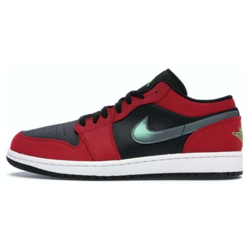 Jual Nike Air Jordan 1 Low Black Green Pulse Gym Red White Original ...