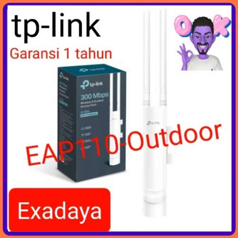 Jual Tp-Link Eap110-Outdoor Wireless N 300Mbps Outdoor Access Point di ...