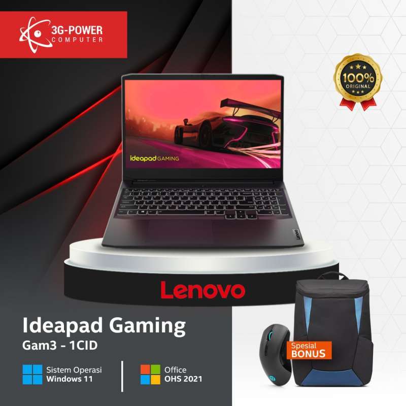 Jual Lenovo IdeaPad Gaming ACH CID Gaming Laptop Ryzen H GB GB SSD