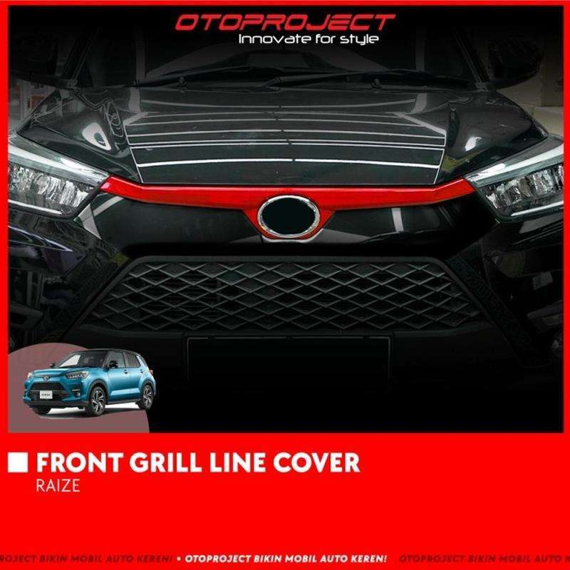 Jual Front Grill Line Cover Toyota Raize Otoproject Carbon Di Seller ...