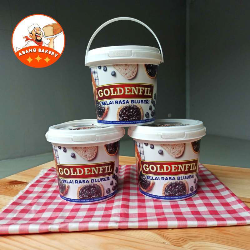 Promo Supplier UMKM| Goldenfil Bluberi Jam | Selai Roti Blueberry di ...