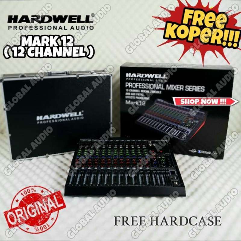 Jual Mixer Hardwell Mark 12 ( 12 Channel ) Original Recording Soundcard Di Seller Global Audio ...