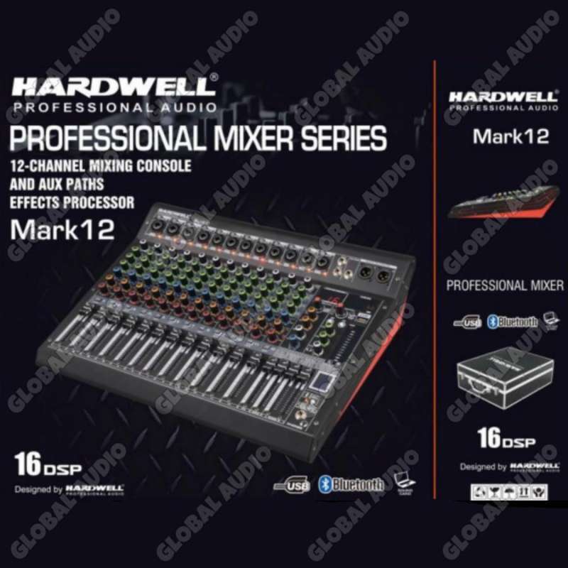 Jual Mixer Hardwell Mark 12 ( 12 Channel ) Original Recording Soundcard ...