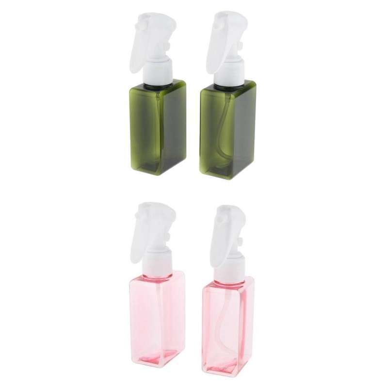 Jual 4 Pieces Empty Clear Spray Bottles Liquid Refillable Container di ...