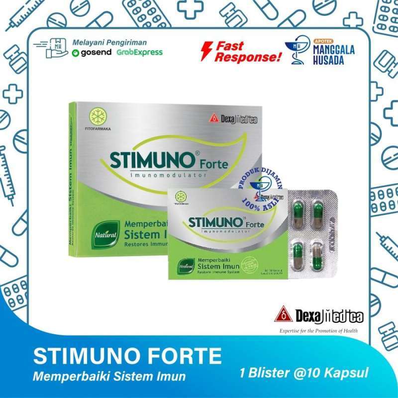 Jual Stimuno Forte 1 Blister @ 10 Kapsul Dexa Medica Di Seller Apotek ...