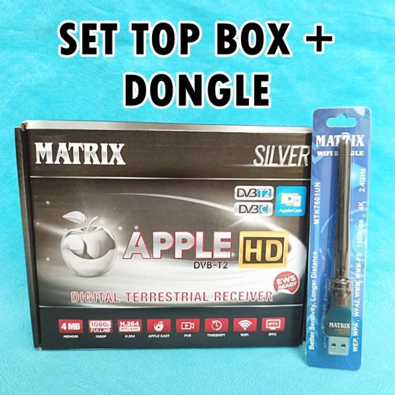 Jual Set Top Box Matrix Silver HD DVBT2 Penerima Siaran Digital ...