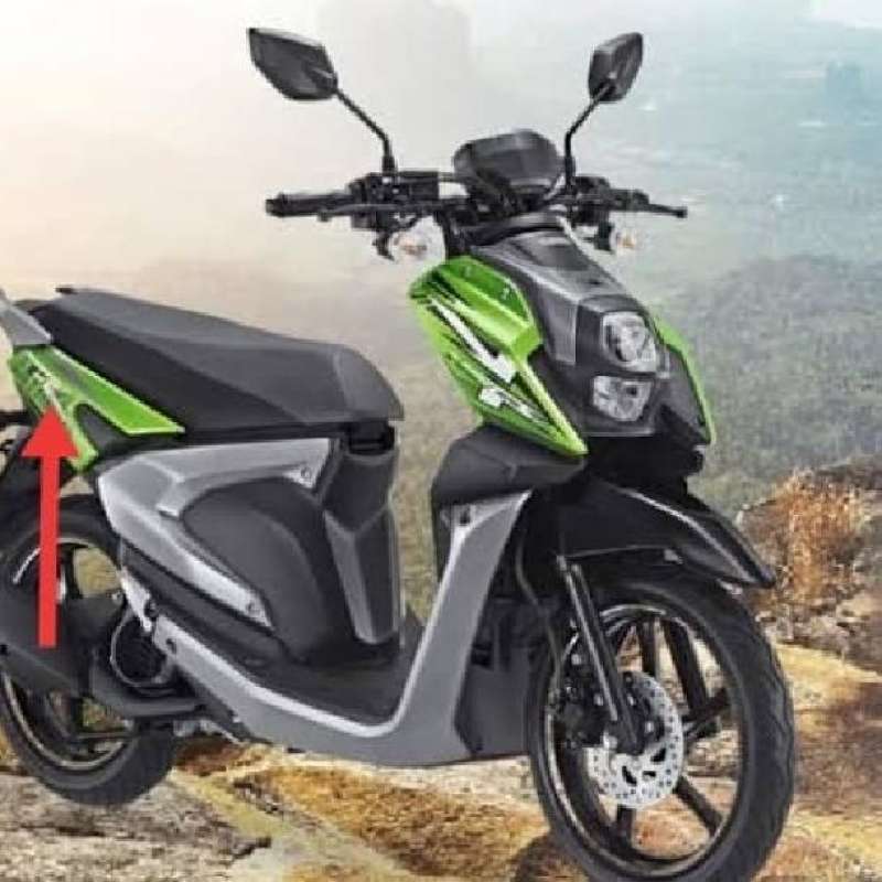 Jual BODY BELAKANG KIRI YAMAHA X-RIDE 125 HIJAU ORIGINAL YGP BY8 di ...