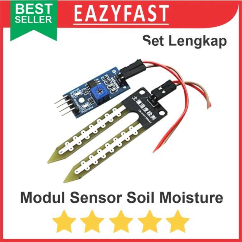 Jual Sensor Kelembaban Tanah Soil Moisture Arduino di Seller Eazyfast ...